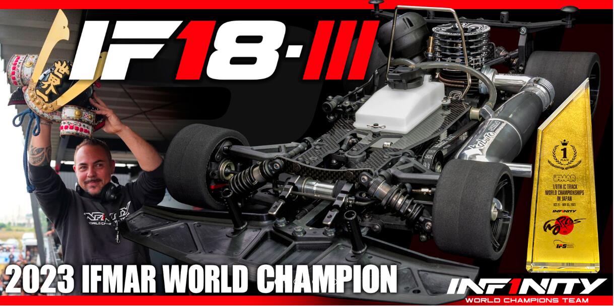 INFINITY IF18-3 World Champion 1/8 GP 4WD IC Track Car kit CM00013